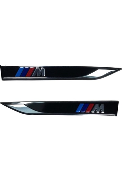 HLD Bmw M Serisi Logo Amblem Çamurluk Yazısı 2 Adet HLD Bmw M Serisi Logo Amblem Çamurluk Yazısı 2 Adet