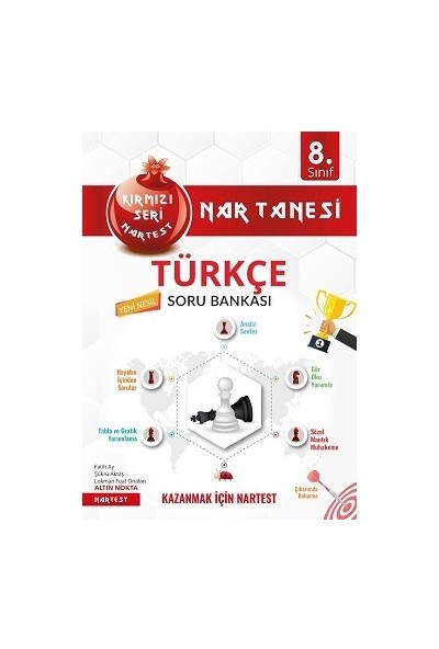 Nartest Yayınevi 8. Sınıf Nar Tanesi Türkçe Altın Sorular