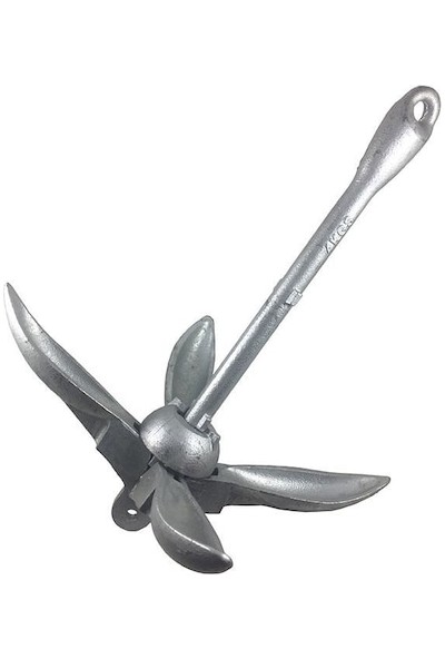 Saray Şemsiye Çıpa Galvanizli 6kg Tekne ve Bot Çapası