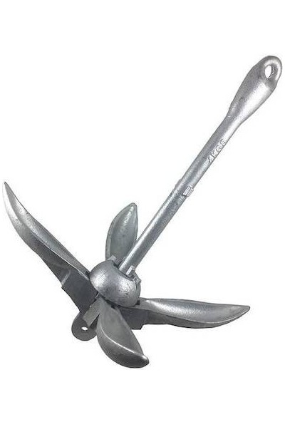 Saray Şemsiye Çıpa Galvanizli 4kg Tekne ve Bot Çapası Saray Şemsiye Çıpa Galvanizli 4kg Tekne ve Bot Çapası