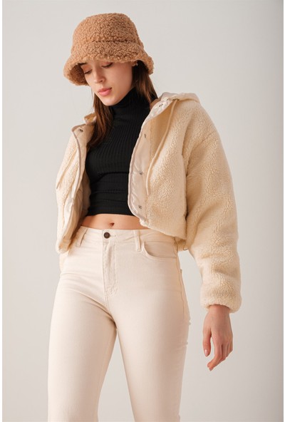 MyLove Çıtçıtlı Peluş Ceket