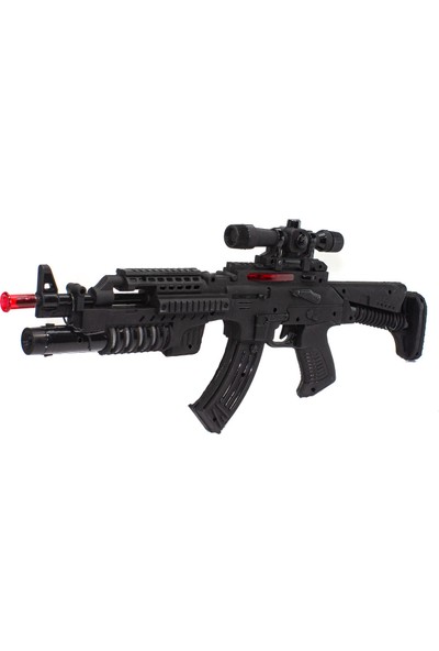 Oyuncak Tüfek Oyuncak Keleş Işıklı Sesli 55 cm Oyuncak Tüfek Oyuncak Keleş Işıklı Sesli 55 cm