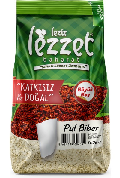 Leziz Lezzet Pul Biber 500 gr Leziz Lezzet Pul Biber 500 gr