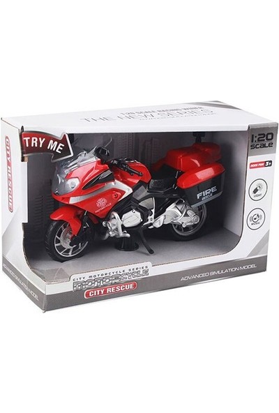 4i Oyuncak Motosiklet Ses Işık 18CM.