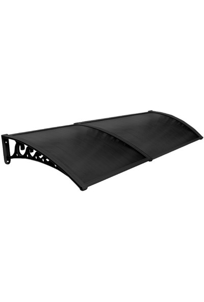 Yapısan Plastik Ayak 6mm Levhalı Pratik Sundurma Kanopi 100X200 cm Siyah Yapısan Plastik Ayak 6mm Levhalı Pratik Sundurma Kanopi 100X200 cm Siyah