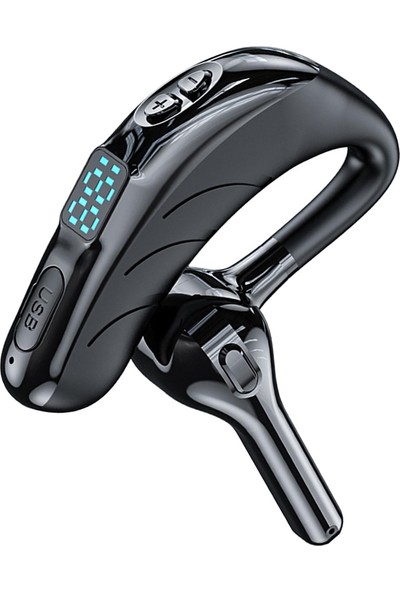 Flameer X13 Bluetooth Kulaklık Işletme Sporları Için Ayarlanabilir Mikrofon 30H Çağrı Siyah (Yurt Dışından)