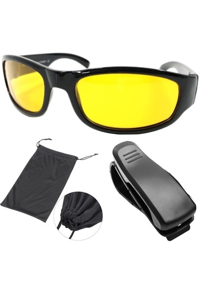 Xnews Yenimodacar Gece Sürüş ve Sis Gözlüğü + Gözlük Tutucu Hediyeli 422253