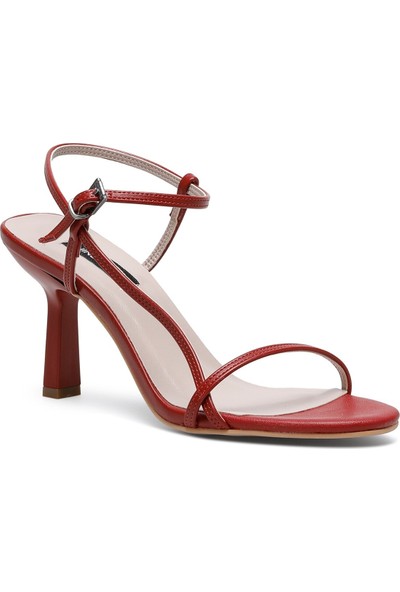 Nine West Rebell 2fx Kırmızı Kadın Topuklu Sandalet