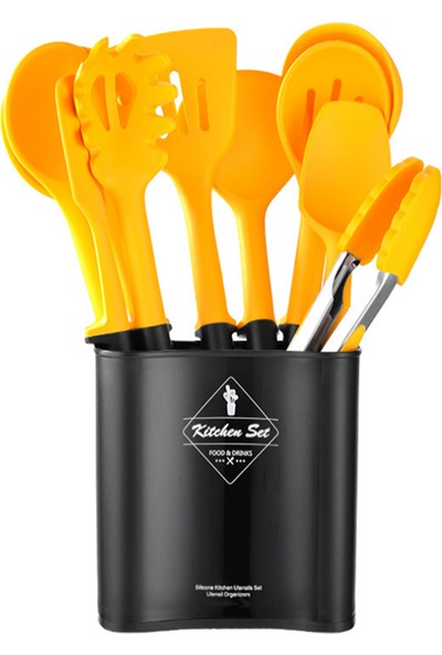 JunChang 11 Adet Spatula Çorba Kaşığı Mutfak Aleti Destek Tripodlu Pp Kolu (Yurt Dışından) JunChang 11 Adet Spatula Çorba Kaşığı Mutfak Aleti Destek Tripodlu Pp Kolu (Yurt Dışından)