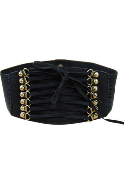 Palyshery Bayan Günlük Lastikli Tokalı Geniş Bel Bandı