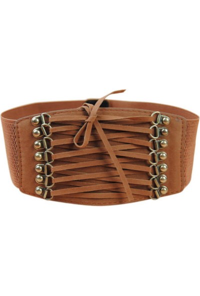 Palyshery Bayan Günlük Lastikli Tokalı Geniş Bel Bandı