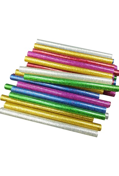 Buyfun 50 Adet Mini Sıcak Tutkal Tabancası Çubukları - Çok Renkli (Yurt Dışından)