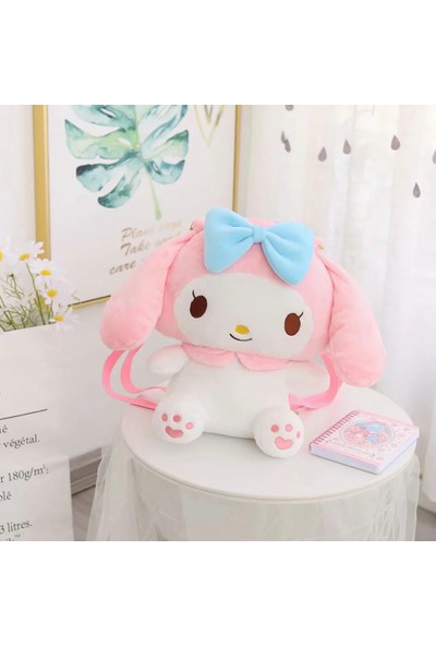 Karikatür Peluş Kadın Kız Sırt Çantası