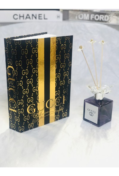 Lovely Book & Book Dekoratif Kutu Gucci 2022 Yeni Model Siyah & Altın Dikey Dekoratif Kitap Kutusu Lovely Book & Book Dekoratif Kutu Gucci 2022 Yeni Model Siyah & Altın Dikey Dekoratif Kitap Kutusu
