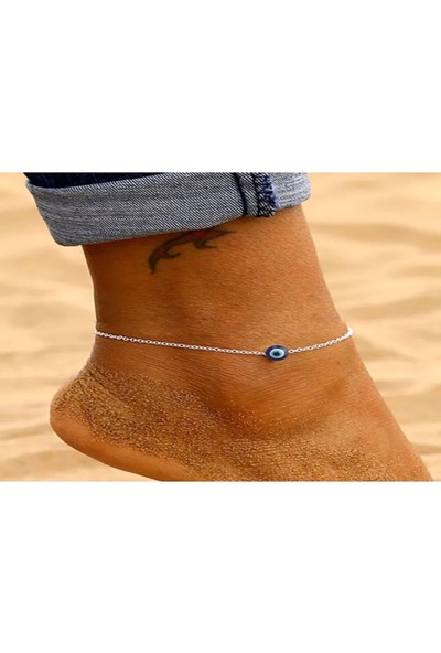 Mavi Boncuklu Zarif Halhal Mavi Boncuklu Zarif Halhal