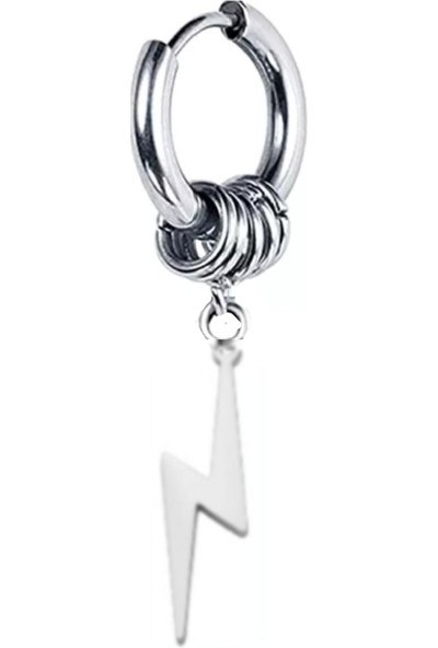 Çelik Sallantılı Şimşek Bayan Erkek Küpe Çelik Sallantılı Şimşek Bayan Erkek Küpe