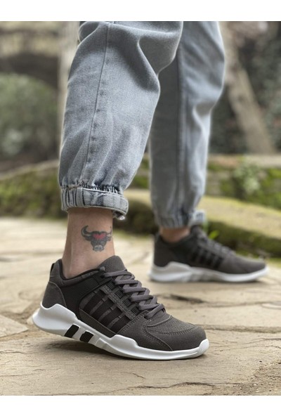 Bkmc Bağcıklı Gri Erkek Spor Ayakkabı CO705