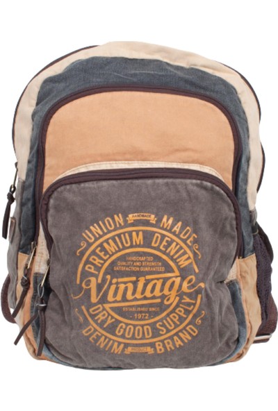 Old Cotton Cargo Unisex Sırt Çantası 5017 Kahve Renk -30*40*25 cm Old Cotton Cargo Unisex Sırt Çantası 5017 Kahve Renk -30*40*25 cm