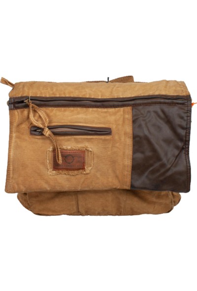 Old Cotton Cargo Unisex Omuz Çantası Laptop Çantası 7188 Camel Renk -35*30*16 cm Old Cotton Cargo Unisex Omuz Çantası Laptop Çantası 7188 Camel Renk -35*30*16 cm