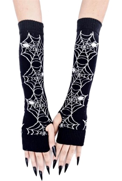 Örümcek Ağı Tasarım Uzun Kolluk