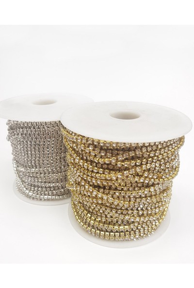 Hayalperest Boncuk Kristal Sık Taşlı,metal Yuvalı Şerit Hayalperest Boncuk Kristal Sık Taşlı,metal Yuvalı Şerit