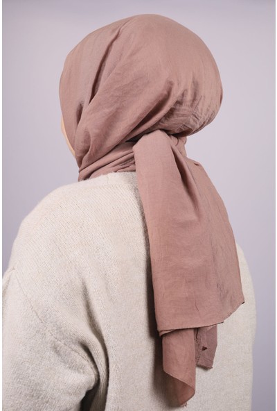 Nine Düz Renk Pamuk Caz Şal - Desen-01 - Renk-01