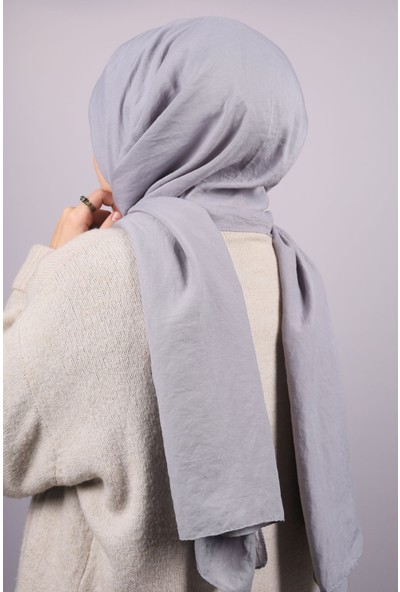 Nine Düz Renk Pamuk Caz Şal - Desen-01 - Renk-02