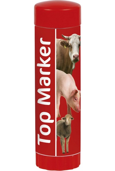 Top Marker Hayvan Işaretleme Kalemi Kırmızı Topmarker Top Marker Hayvan Işaretleme Kalemi Kırmızı Topmarker