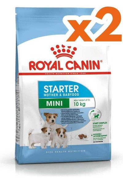 Royal Canin Mini Starter Küçük Irk Anne ve Yavru Köpek Maması 3 kg x 2 Adet Royal Canin Mini Starter Küçük Irk Anne ve Yavru Köpek Maması 3 kg x 2 Adet