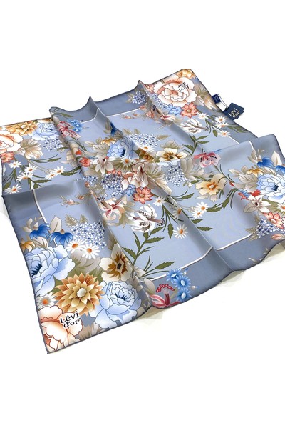 Levidor Twill Ipek Eşarp DESEN-3347 - Renk-05 Levidor Twill Ipek Eşarp DESEN-3347 - Renk-05