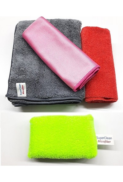 Superclean Mikrofiber Oto Yıkama Seti ( Oto Kurulama + Cila Bezi + Cam Bezi ) Superclean Mikrofiber Oto Yıkama Seti ( Oto Kurulama + Cila Bezi + Cam Bezi )