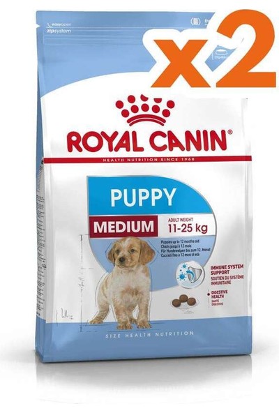 Royal Canin Medium Puppy Orta Irk Yavru Köpek Maması 4 kg x 2 Adet Royal Canin Medium Puppy Orta Irk Yavru Köpek Maması 4 kg x 2 Adet