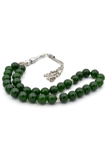 Murty99 Hakiki Doğal Yeşim Taşı Tesbih 1.kalite 12 mm Murty99 Hakiki Doğal Yeşim Taşı Tesbih 1.kalite 12 mm