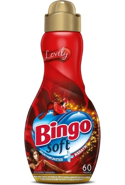 Bingo Soft Konsantre Yumuşatıcı 1440 ml x 9 Lovely Bingo Soft Konsantre Yumuşatıcı 1440 ml x 9 Lovely
