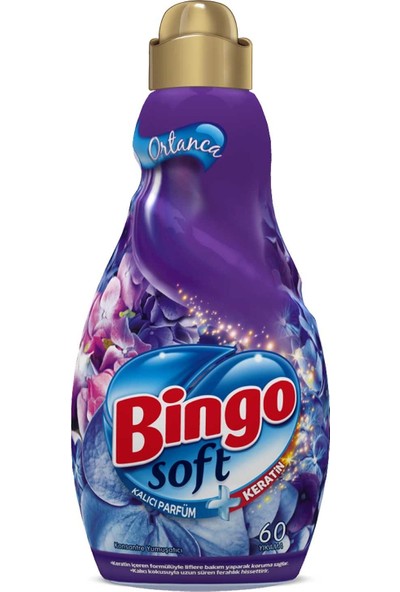 Bingo Soft Konsantre Yumuşatıcı 1440 ml x 9 Ortanca Bingo Soft Konsantre Yumuşatıcı 1440 ml x 9 Ortanca
