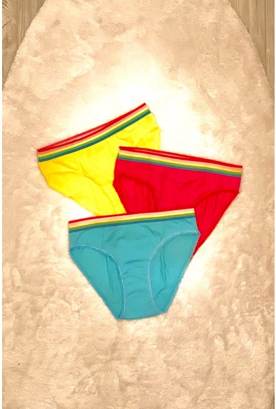 Kadın Pamuklu Renkli Kilot