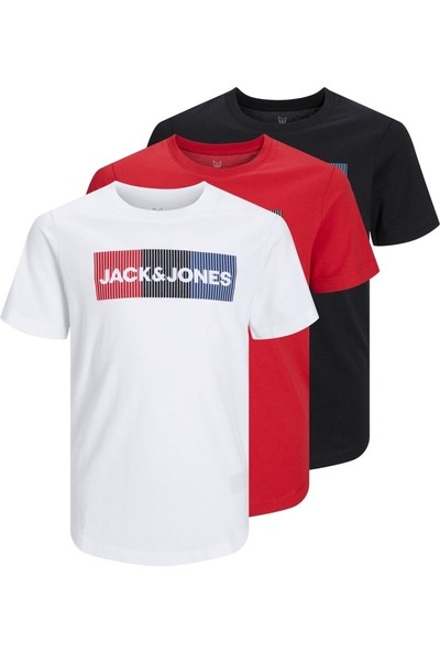 Jack & Jones 3'lü Set Erkek Çocuk T-Shirt