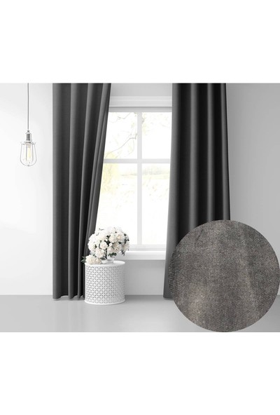 Perle Home Daily Series Gri Rengi Fon Perde Perle Home Daily Series Gri Rengi Fon Perde