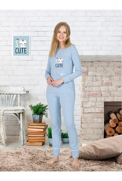 Jiber Kadın Pijama Takımı - 3672