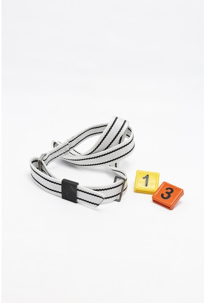 Global Beyaz Tasma Büyükbaş Hayvan Boyun Küpesi Tasması Beyaz