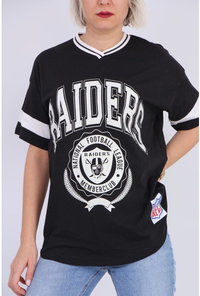 İnobag Raıders Baskılı Tişört Siyah İnobag Raıders Baskılı Tişört Siyah