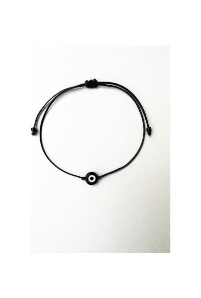 Pearl Beads Minimalist Nazarlı Ip Bileklik