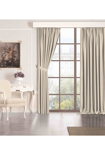 Perle Quartz Blackout Series Taş Rengi Karartma Güneşlik Perde Perle Quartz Blackout Series Taş Rengi Karartma Güneşlik Perde