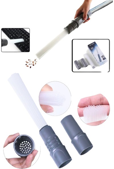 Hediye Paketim Dust Daddy Tüy Toz Temizleyici Süpürgeye Takılan Başlık