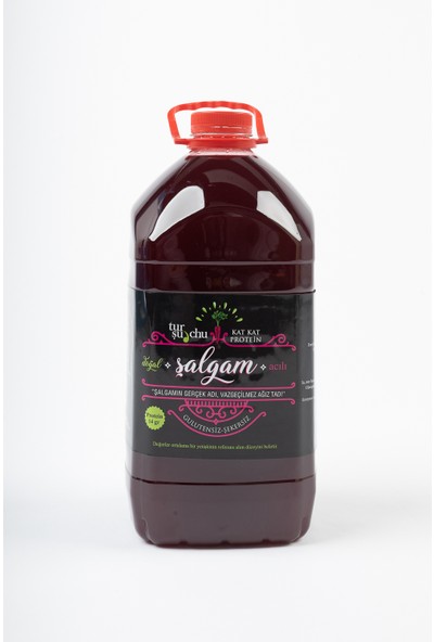 Doğal Şalgam Suyu - Acısız 5 Litre x 2 Ad