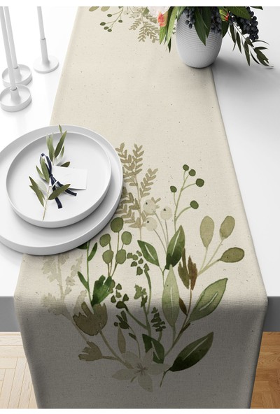 Kate Louise Botanik Çiçek Bohem Temalı 140X40 cm Dijital Baskılı Runner Kate Louise Botanik Çiçek Bohem Temalı 140X40 cm Dijital Baskılı Runner