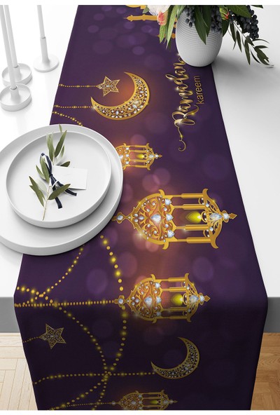 Kate Louise Ramazan (Ramadan) Temalı 140X40 cm Dijital Baskılı Runner Kate Louise Ramazan (Ramadan) Temalı 140X40 cm Dijital Baskılı Runner