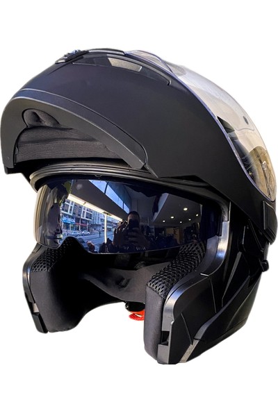 Xspeed Jk-21 Ece Belgeli Çene Açılır Motosiklet Kaskı Mat Siyah Yeni Model Xspeed Jk-21 Ece Belgeli Çene Açılır Motosiklet Kaskı Mat Siyah Yeni Model