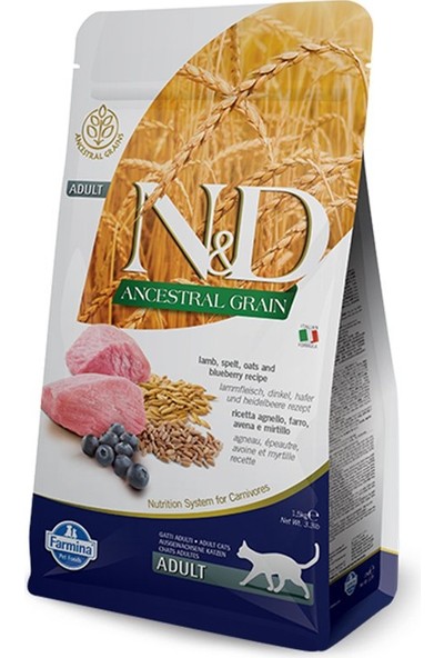 N&d Düşük Tahıllı Kuzu Etli Yetişkin Kedi Maması 1.5 kg N&d Düşük Tahıllı Kuzu Etli Yetişkin Kedi Maması 1.5 kg