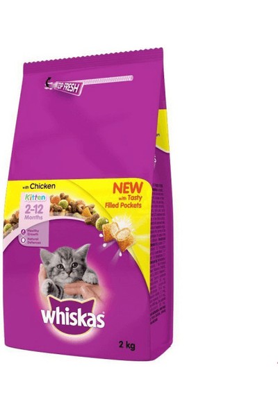 Whiskas Junior Tavuklu Yavru Kedi Mamasi 2 kg Whiskas Junior Tavuklu Yavru Kedi Mamasi 2 kg